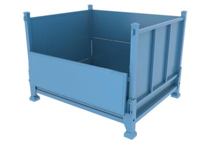 China Collapsible Steel Stillage Cage Box Pallet 1200x1000mm 1500kg Load Capacity for sale