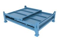 China Collapsible Steel Stillage Cage Box Pallet 1200x1000mm 1500kg Load Capacity for sale