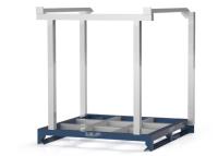 China Nestainer Storage Racks 1100x1100x1500mm Cargo Size 1000kg Capacity Low Warehouse Solution for sale