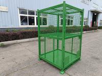 China Heavy Duty Wire Mesh Steel Pallet Cage 1160x1160x1800mm Stackable Storage Crate for sale