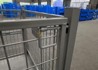 China Steel Collapsible Pallet Cage With Padlock Locking System 50kg for sale