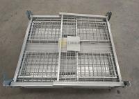China Steel Collapsible Pallet Cage With Padlock Locking System 50kg for sale