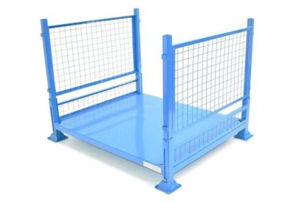 China Storage Collapsible Metal Pallet Stillage Cage And Durable Powder Coating for sale