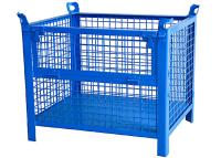 China Storage Collapsible Metal Pallet Stillage Cage And Durable Powder Coating for sale