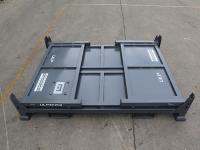 China Foldable Mesh Powder Coating Metal Pallet Cage For Warehouse Logistics for sale