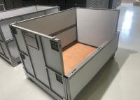 China Warehouse Logistics Metal Pallet Cage With Wheels For Convenient Transportation for sale