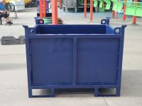China Jiangze Foldable Wire Mesh Pallet Cage 500-1000kg Capacity for Warehouse Storage for sale