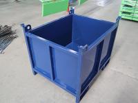 China Jiangze Foldable Wire Mesh Pallet Cage 500-1000kg Capacity for Warehouse Storage for sale