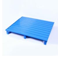 China Customizable Heavy Duty Metal Steel Pallet ISO9001 CE Foldable Stackable for sale