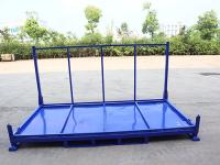 China Customized Powder Coated Metal Stacking Rack Shelves 1000kg Capacity Adjustable Steel Pallet Warehouse Rack for sale