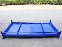 China Customized Powder Coated Metal Stacking Rack Shelves 1000kg Capacity Adjustable Steel Pallet Warehouse Rack for sale