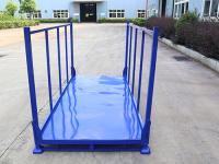 China Customized Powder Coated Metal Stacking Rack Shelves 1000kg Capacity Adjustable Steel Pallet Warehouse Rack for sale