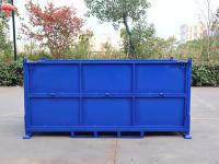 China Foldable Stacking Steel Pallet Box Q235 Material 500kg-2000kg Load Capacity for sale