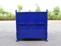 China Customizable Q235 Steel Pallet Cage 500kg-2000kg Load Capacity Stackable Foldable with Wheels for sale
