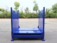 China Customizable Q235 Steel Pallet Cage 500kg-2000kg Load Capacity Stackable Foldable with Wheels for sale