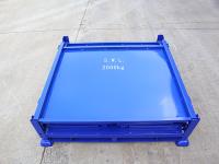 China Customizable Q235 Steel Pallet Cage 500kg-2000kg Load Capacity Stackable Foldable with Wheels for sale