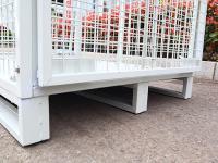 China Blue Wire Mesh Pallet Durable and Corrosion Resistant for Efficient Storage for sale