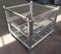 China Customized Wire Mesh Pallet Cage - Streamline Material Handling for sale