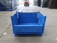 China Q235 Steel Metal Pallet Cage 500kg-2000kg Load Capacity Customizable Size and Color for sale
