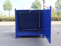 China Stackable Metal Storage Cage 500kg-2000kg Load Capacity Custom Size for sale