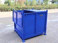 China Stackable Metal Storage Cage 500kg-2000kg Load Capacity Custom Size for sale