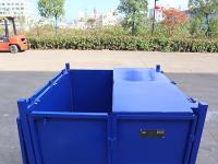 China Stackable Metal Storage Cage 500kg-2000kg Load Capacity Custom Size for sale