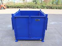 China Stackable Metal Storage Cage 500kg-2000kg Load Capacity Custom Size for sale