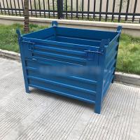 China Rackable Pallet Cage Mobile Material Box 1000-2000kg Capacity Custom Wheels for sale