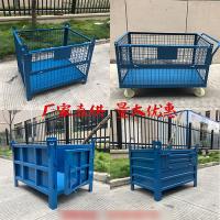 China Rackable Pallet Cage Mobile Material Box 1000-2000kg Capacity Custom Wheels for sale