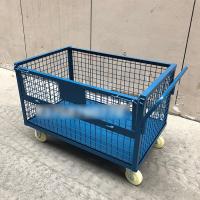 China Efficient Metal Pallet Cage With Customized Wheels Sturdy And Space-Saving for sale