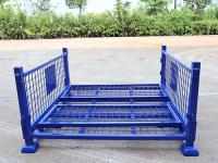 China 500kg-2000kg Logistics Collapsible Pallet Cages Efficient Handling And Storage Solution for sale