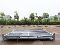 China Customizable Galvanized Steel Collapsible Pallet Cage For Effortless Transport for sale