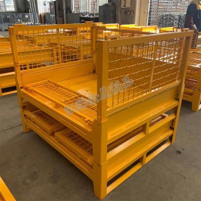 China Heavy Duty Stillage Pallet Cage 1200mm Height 1000kg-2000kg Load Capacity Steel Galvanized Powder Coated for sale