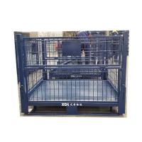 China Foldable Stillage Pallet Cage Depth 800mm With Padlock Locking System for sale
