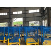 China Steel Collapsible Pallet Cage Load Bearing 500kg-2000kg Custom Size Foldable Stackable for sale
