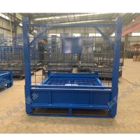 China Collapsible Pallet Cage Steel 50mm Mesh Stackable 500kg-2000kg Load Bearing ISO9001 CE for sale