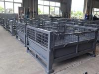 China Foldable Wire Mesh Pallet Cage 500-1000kg Load Capacity Customizable Storage Solution for sale