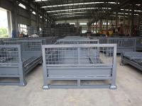China Foldable Wire Mesh Pallet Cage 500-1000kg Load Capacity Customizable Storage Solution for sale