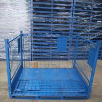 China Warehouse Wire Mesh Storage Cage Corrosion Resistance 2 - 4 Layers for sale