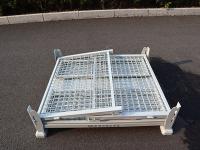 China Industrial Galvanized Wire Mesh Pallet Cage With 500 - 1000kg Load Capacity for sale