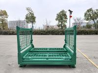 China Customized Load Capacity Steel Stillage Cage With Latch Lock For Warehouse for sale
