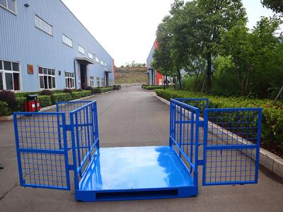 China Foldable And Durable Steel Stillage Cage With Optional Wheels For Storage for sale
