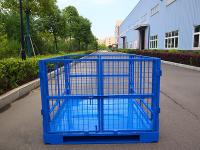 China Foldable And Durable Steel Stillage Cage With Optional Wheels For Storage for sale