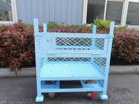 China Heavy Duty Steel Stillage Cage Galvanized Electrostatic Spraying Custom Load 800kg for sale