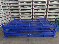 China Padlock Locking System Collapsible Pallet Cage With ISO9001 Certificate for sale