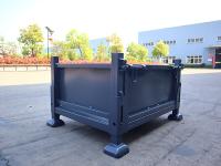 China Collapsible Pallet Cage 1000kg-2000kg Load Capacity Steel Stackable Stillage for sale