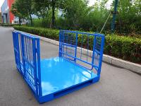 China 1000kg - 2000kg Load Bearing Pallet Cages With Padlock Locking System for sale