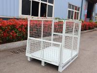 China Collapsible Stackable Stillage Cage With Powder Coating And Galvanized Corrosion Resistance for sale