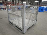 China Mesh Size 50mm X 50mm Collapsible Pallet Cage Customized Design for sale