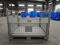 China Mesh Size 50mm X 50mm Collapsible Pallet Cage Customized Design for sale